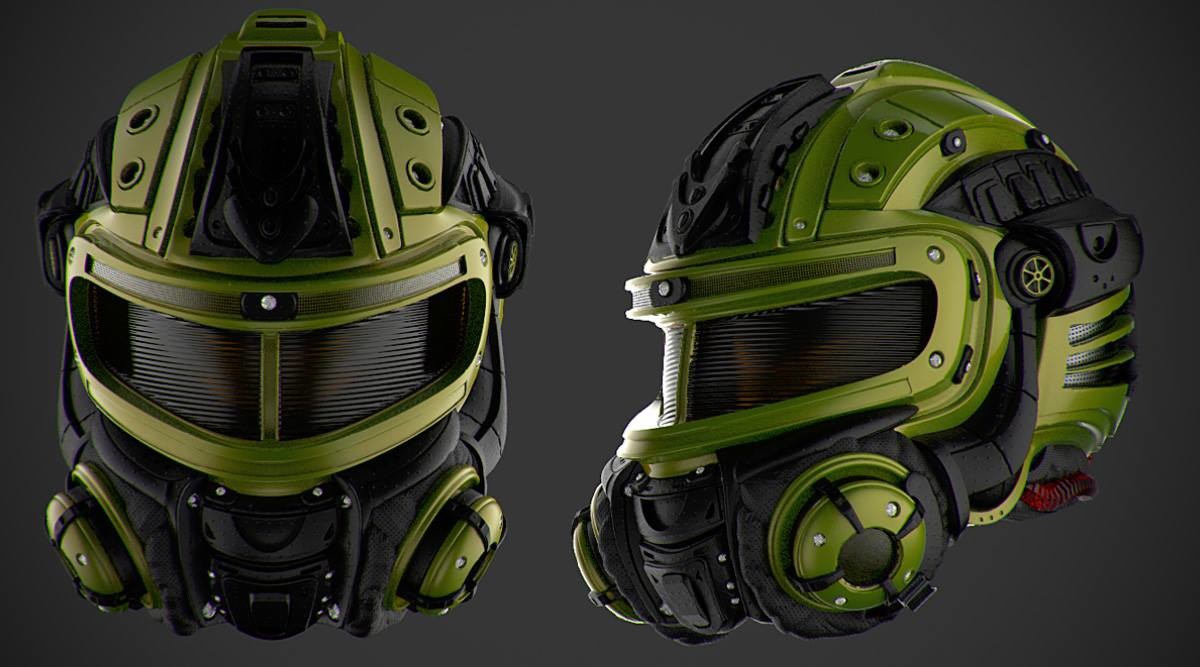 Top 10 Coolest Helmet Concepts On Artstation That Could Be Motorcycle 